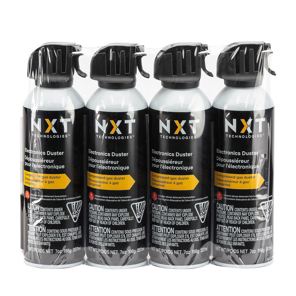 NXT Technologies Electronics Duster Compressed Air - 7 oz - 4 Pack ...