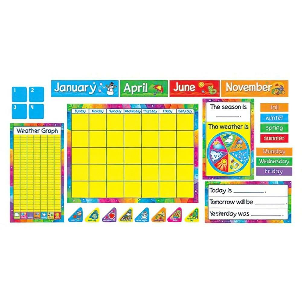TREND Year Round Calendar Bulletin Board Set – D2D HealthCo.