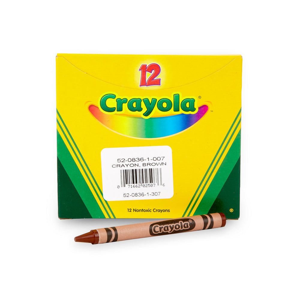 Crayola Regular Size Crayons - Brown - 12 Pack – D2D HealthCo.