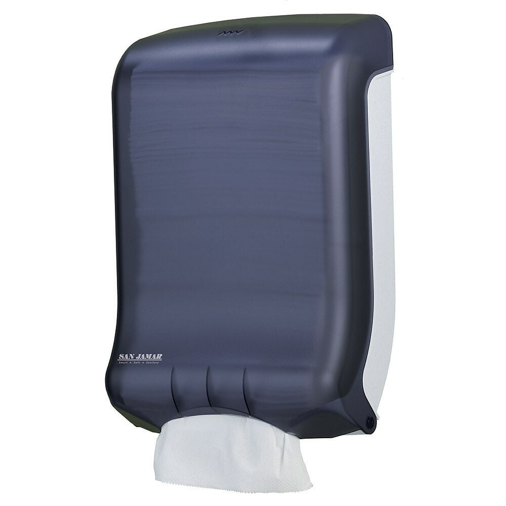 San Jamar Ultrafold Multifold and "C" Fold Paper Towel Dispenser, Blac ...