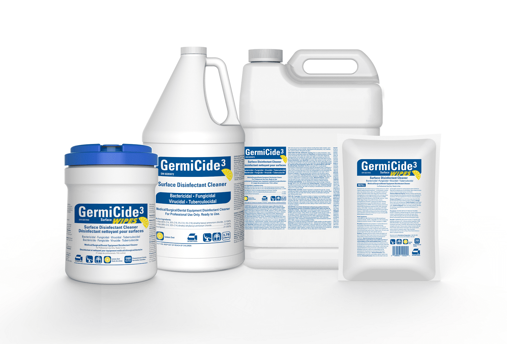 GermiCide3 | Multi-Surface Disinfectant - LIQUID – D2D HealthCo.